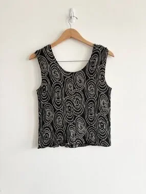 Vintage | Tops | Vintage Y2k Nicole Accordion Circle Spiral Pattern ...